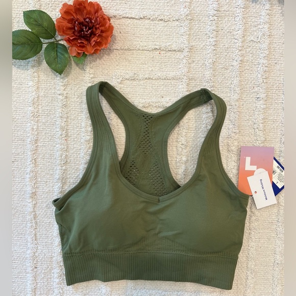 JoyLab | Intimates & Sleepwear | Joylab Army Green Racerback Sports Bra ...